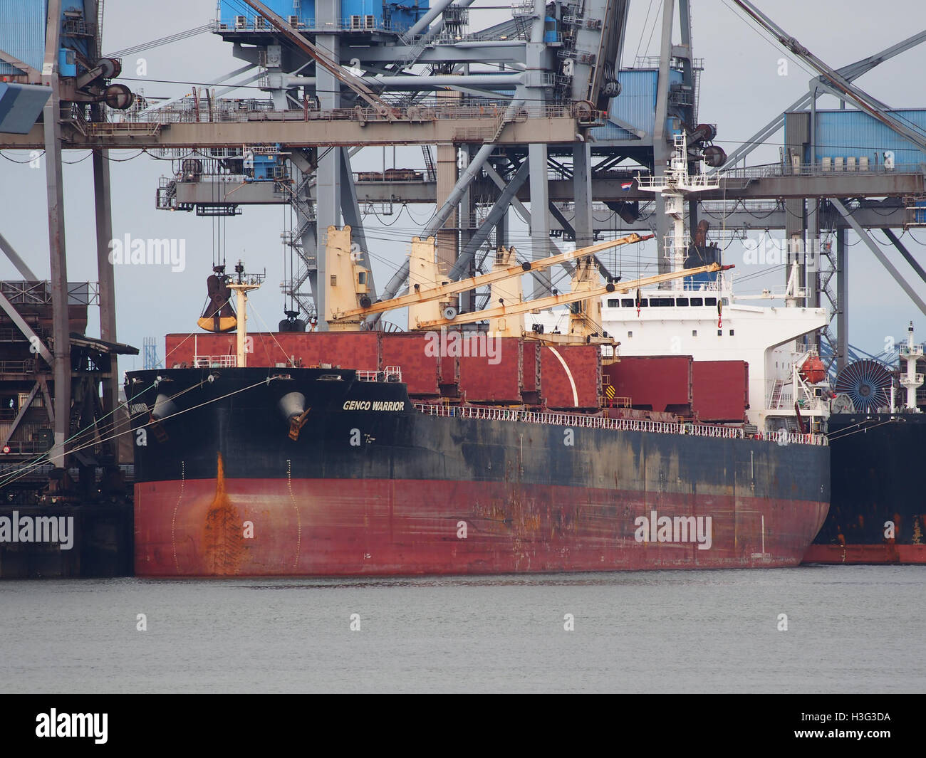 The Genco Warrior, a bulk carrier vessel with IMO number 9316153 ...