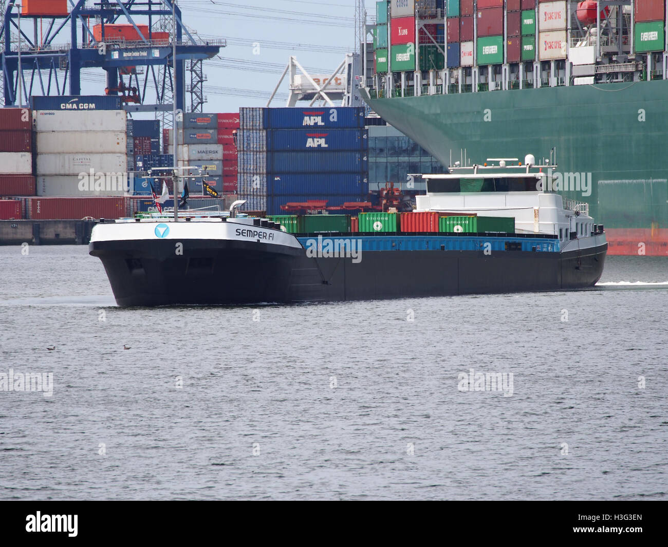'Semper Fi', a vessel registered with ENI 02335121, was photographed at ...
