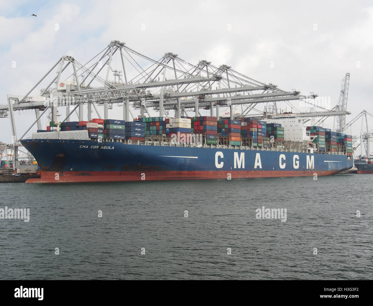 The CMA CGM Aquila is a container ship launched in 2009. It operates ...