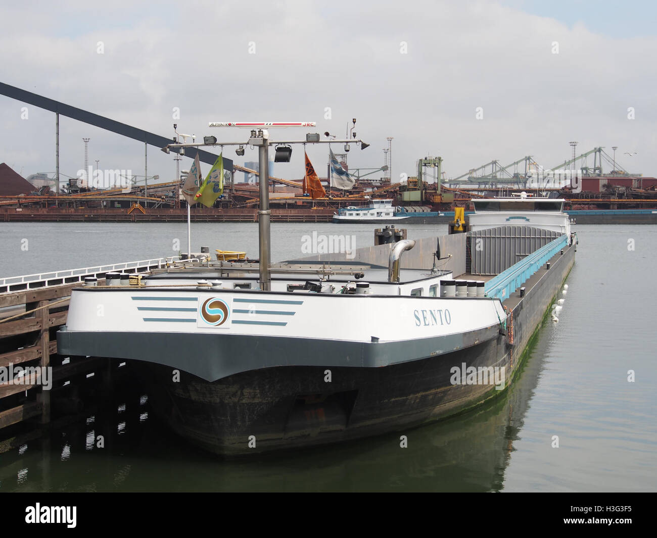 The *Sento*, a 2008-built vessel with ENI 02329923, is photographed ...