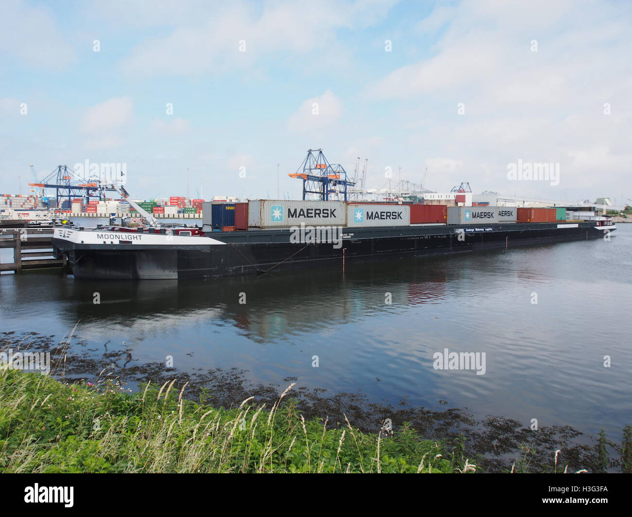The 'Moonlight' (2009), a vessel with the ENI number 02332261, is ...