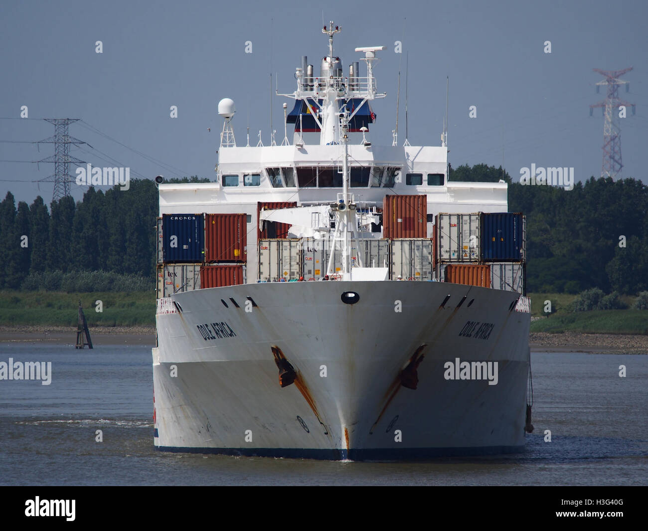 Dole Africa, a 1995-built cargo ship with IMO 9046538, at the Port of ...