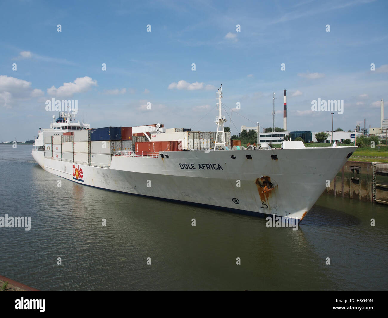The Dole Africa, a 1995-built cargo vessel with IMO 9046538, at the ...