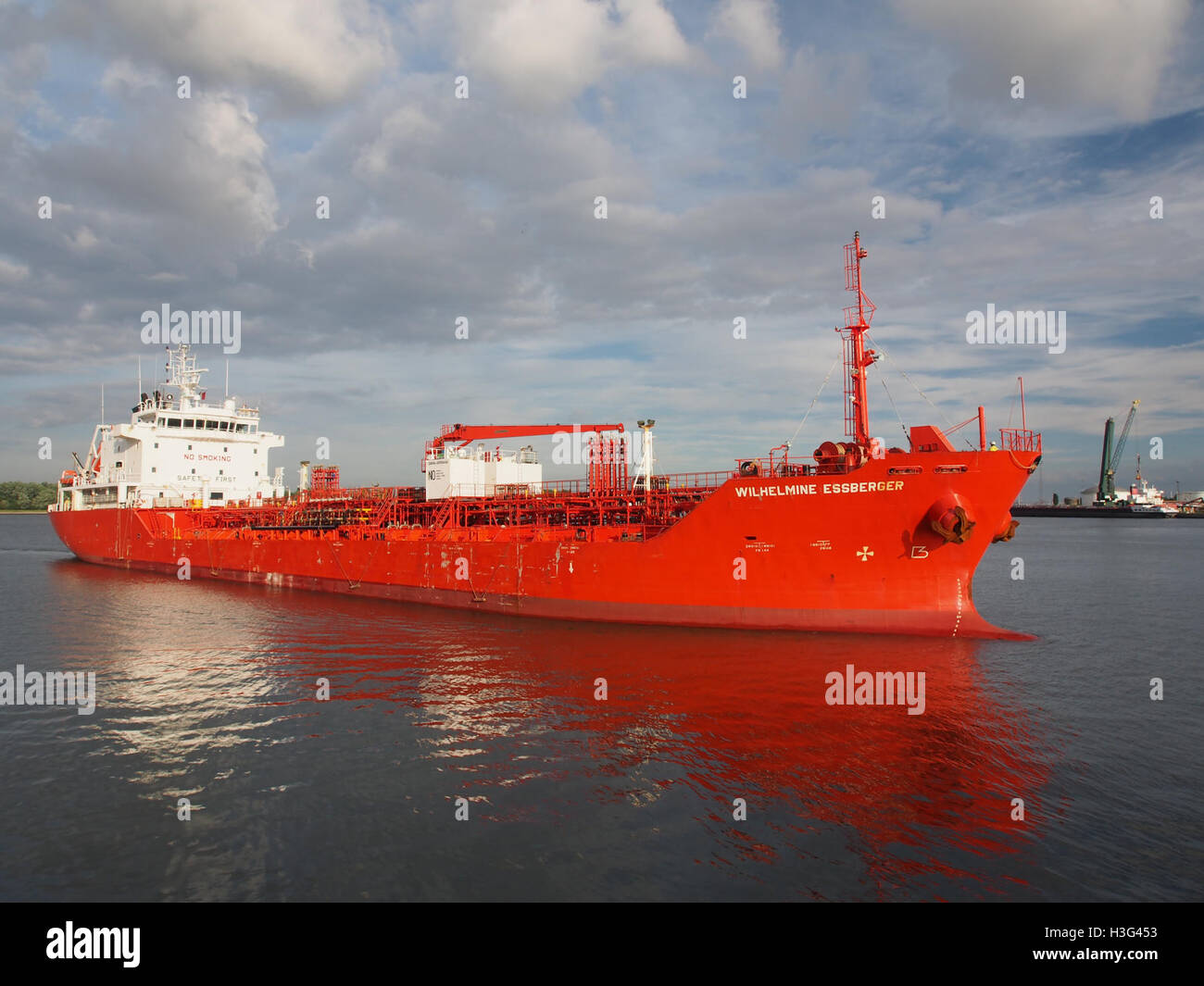 Wilhelmine Essberger, a chemical tanker ship built in 2005 with IMO ...