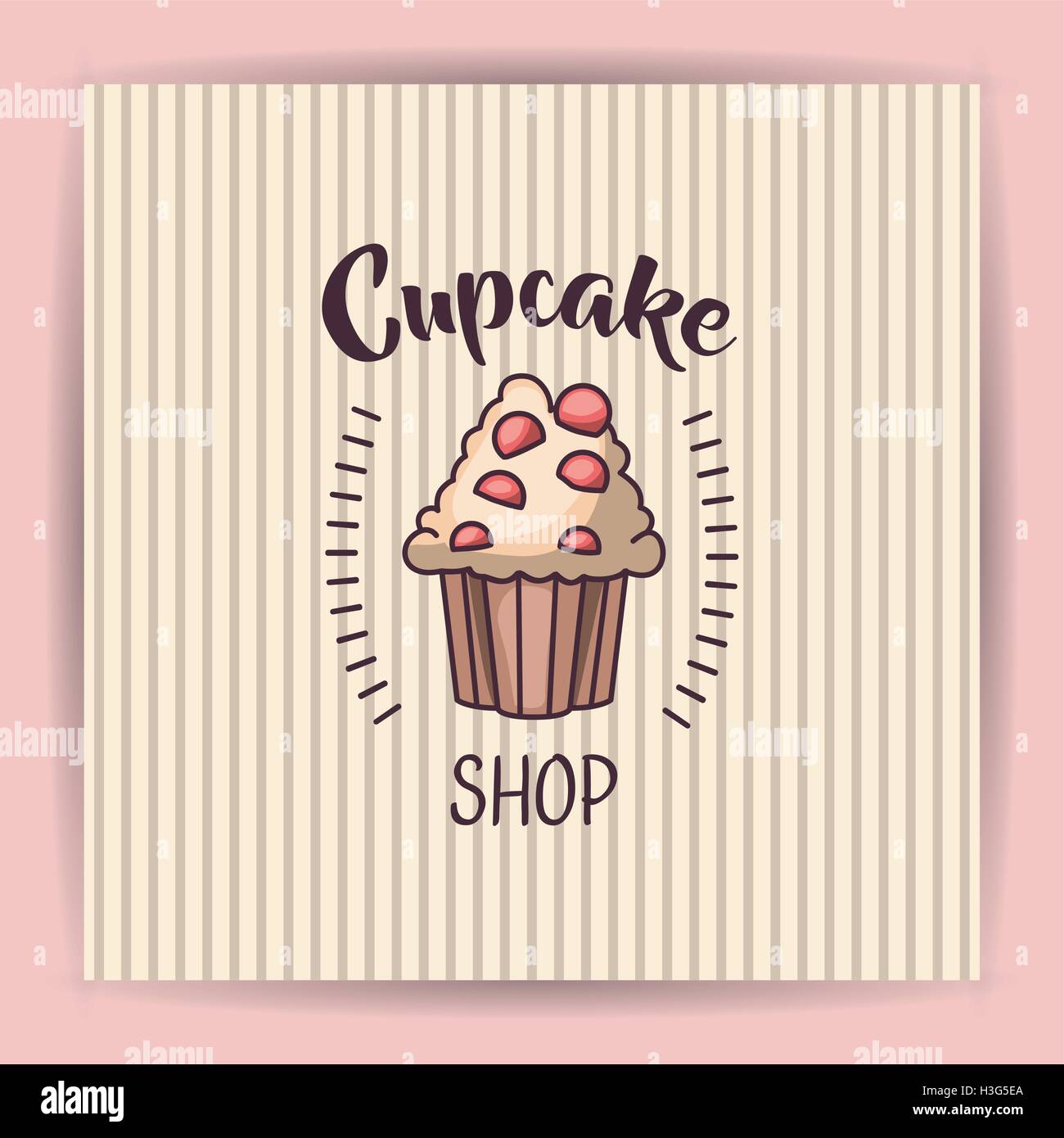 Muffin of bakery food design Stock Vector Image & Art - Alamy