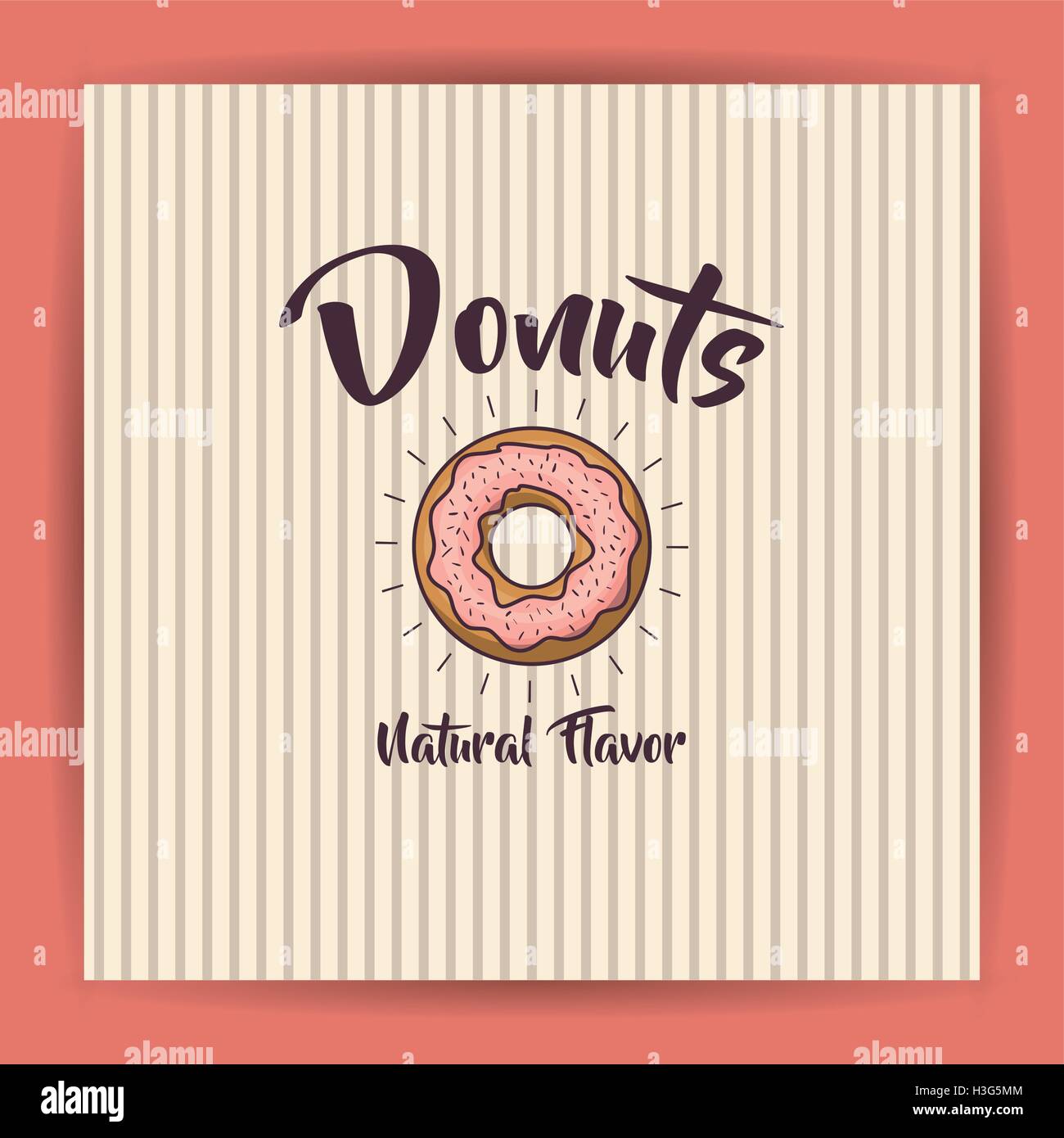 Donut of bakery food design Stock Vector Image & Art - Alamy
