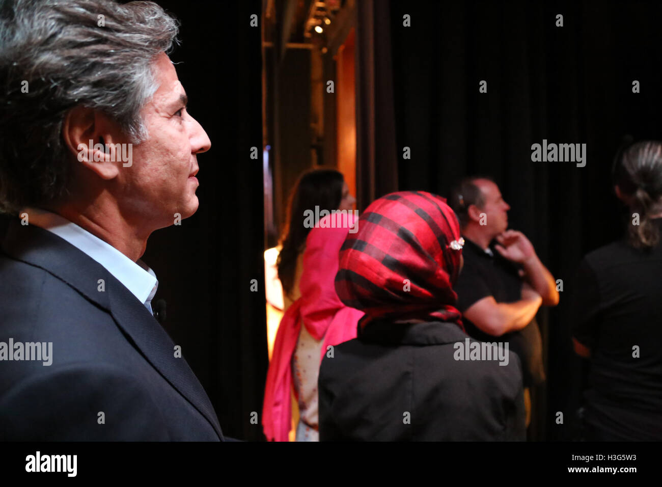 Deputy Secretary of State Antony Blinken prepares to participates in a ...