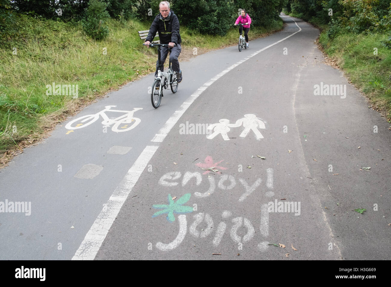 Cycle path,walking path from Swansea University to The Mumbles,Swansea ...