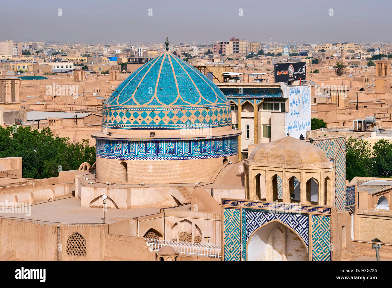 Iran, Yazd province, Yazd, general view Stock Photo - Alamy