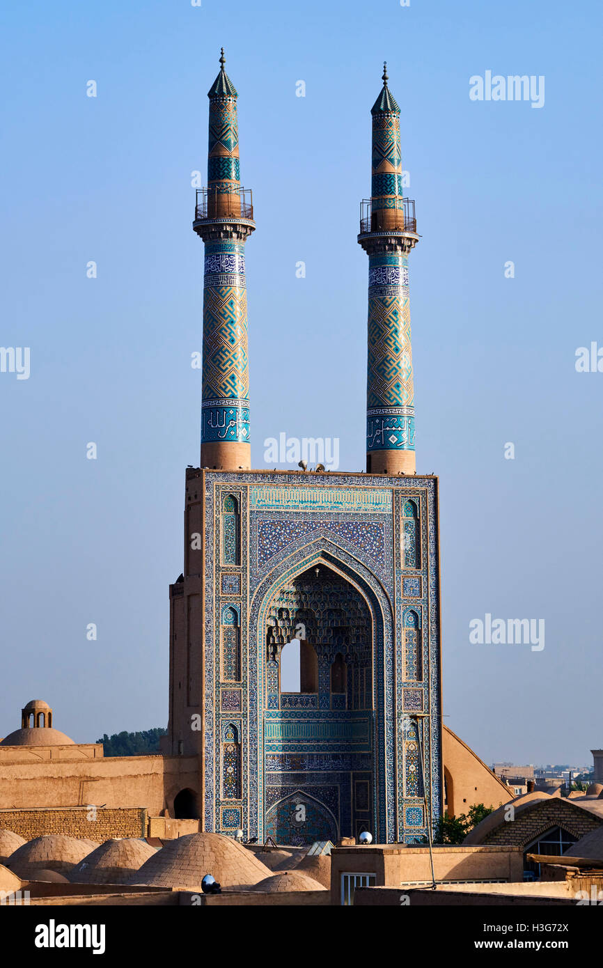 Iran, Yazd province, Yazd, the Friday mosque Stock Photo - Alamy