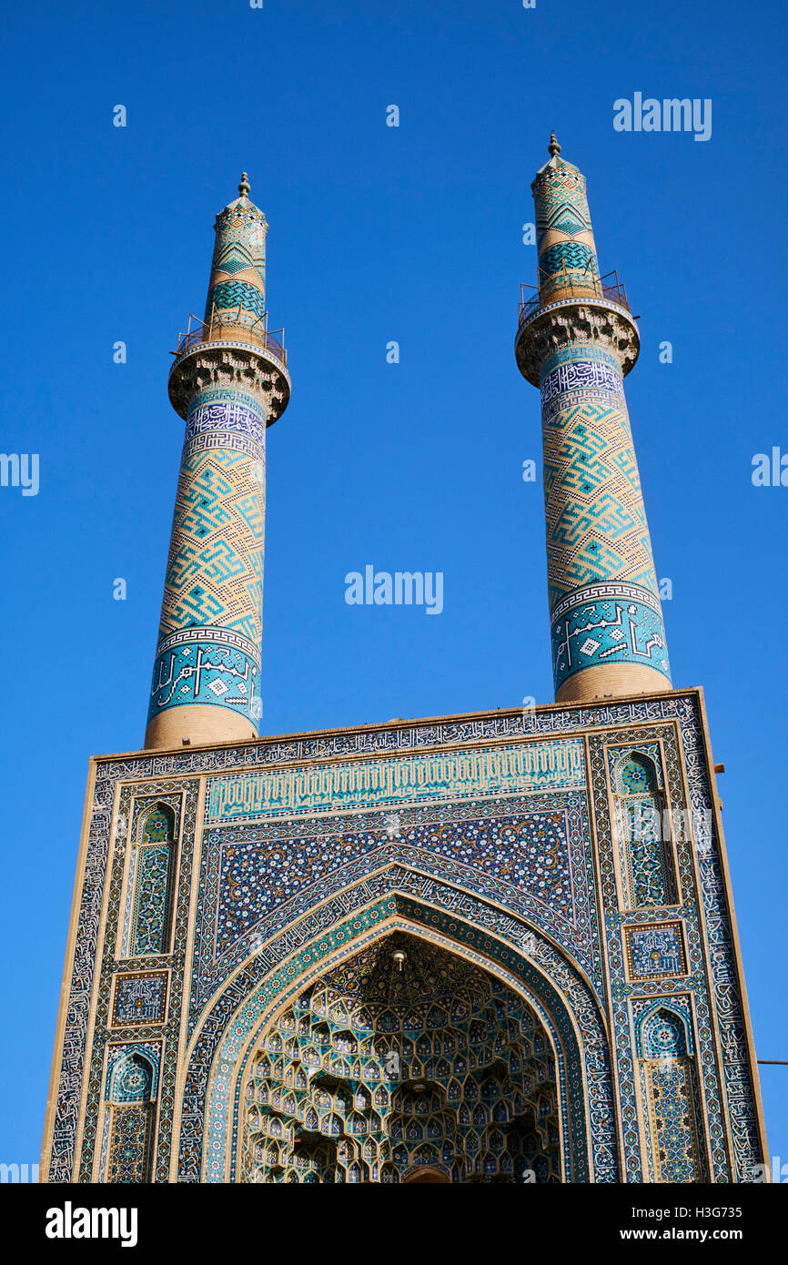 Iran, Yazd province, Yazd, the Friday mosque Stock Photo - Alamy