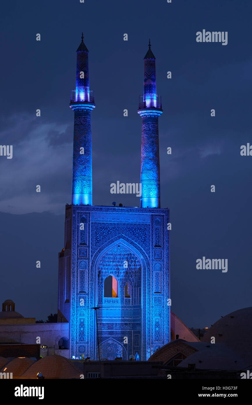 Iran, Yazd province, Yazd, the Friday mosque Stock Photo - Alamy