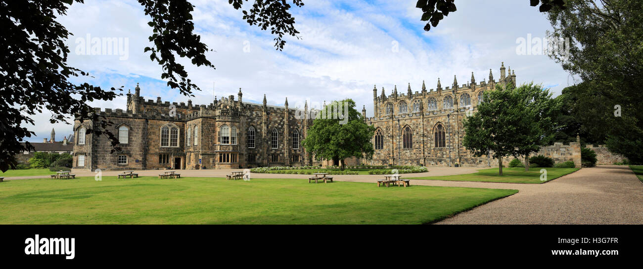 Summer, Auckland Castle, Bishop Auckland town, County Durham, England ...