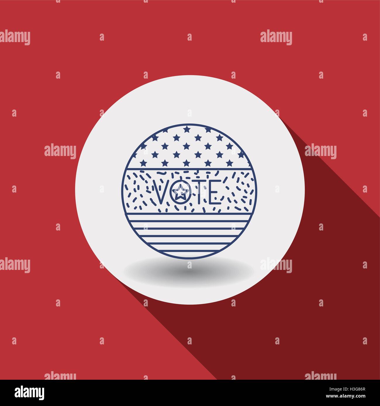 Flag circle of vote concept Stock Vector Image & Art - Alamy