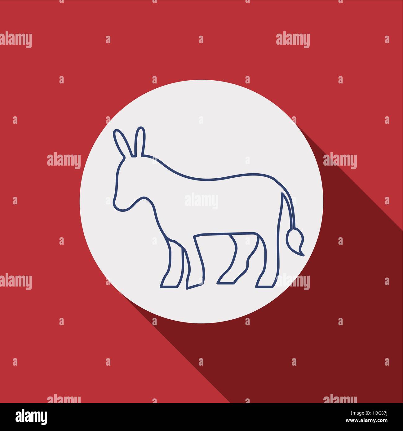 Donkey care Stock Vector Images - Alamy
