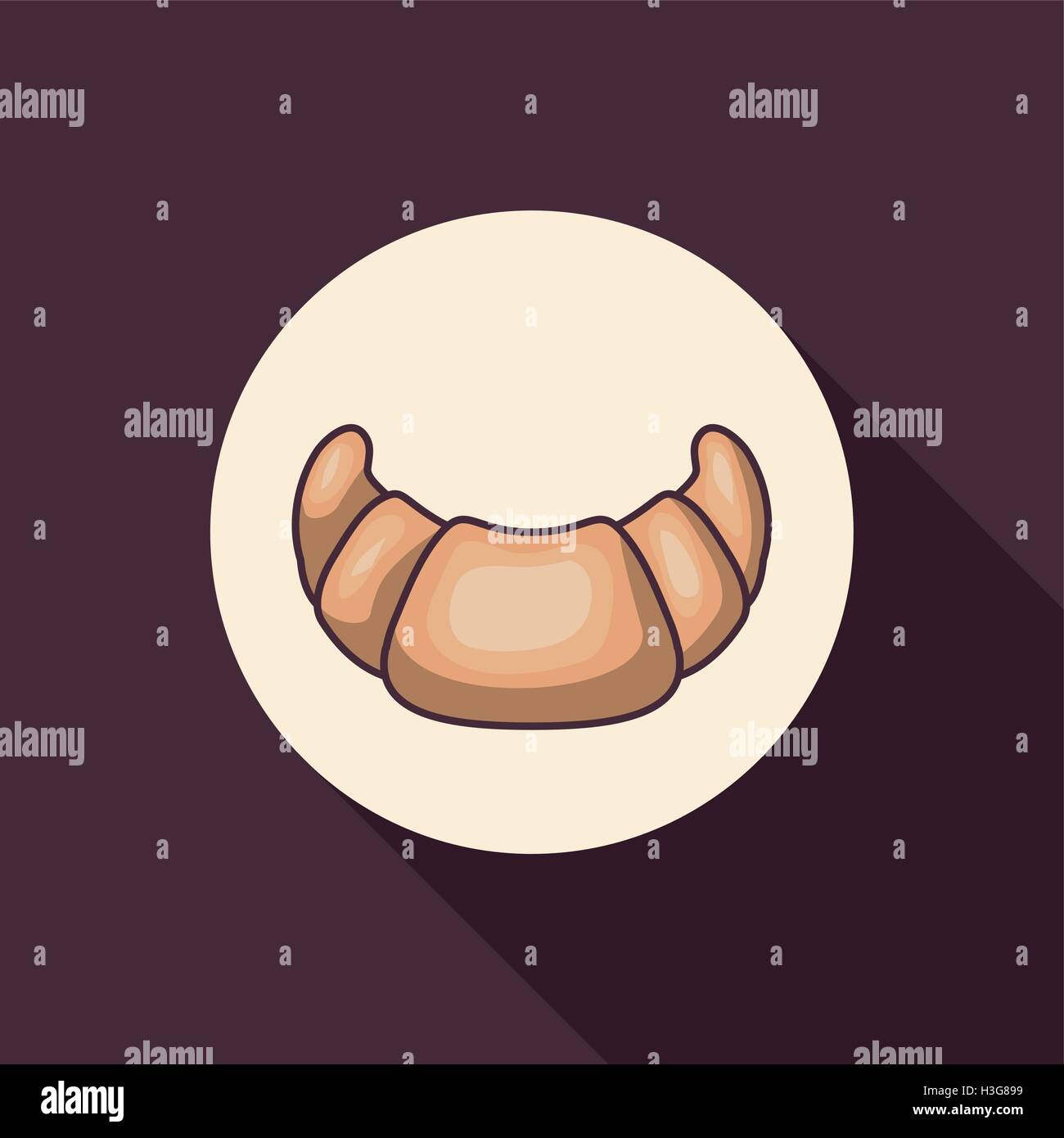 Croissant of bakery food design Stock Vector Image & Art - Alamy