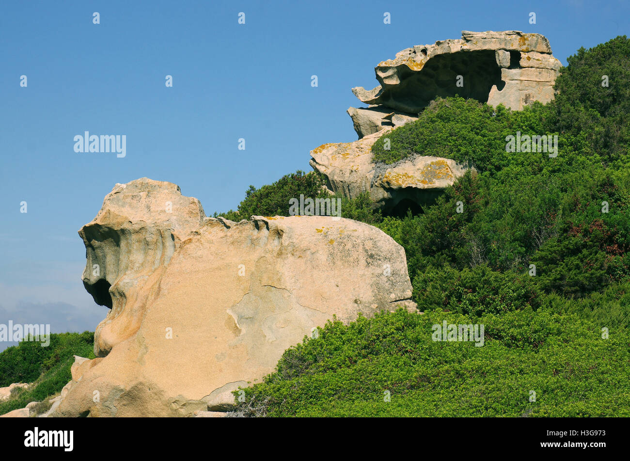Palau, Sardinia. The rock of turtle's head Stock Photo - Alamy