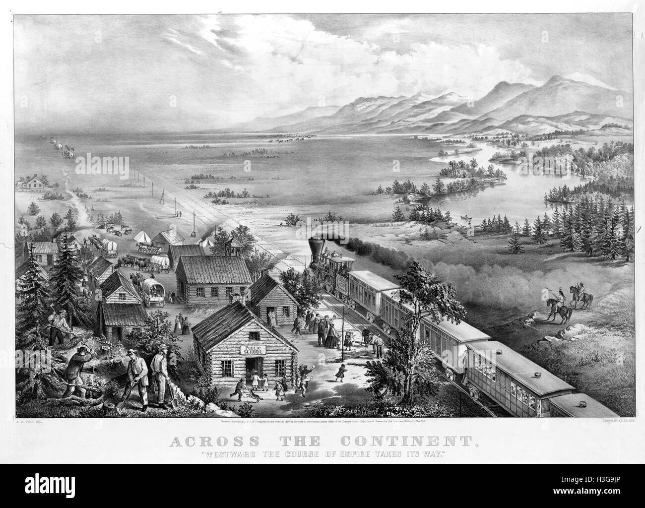 American westward expansion hi-res stock photography and images - Alamy