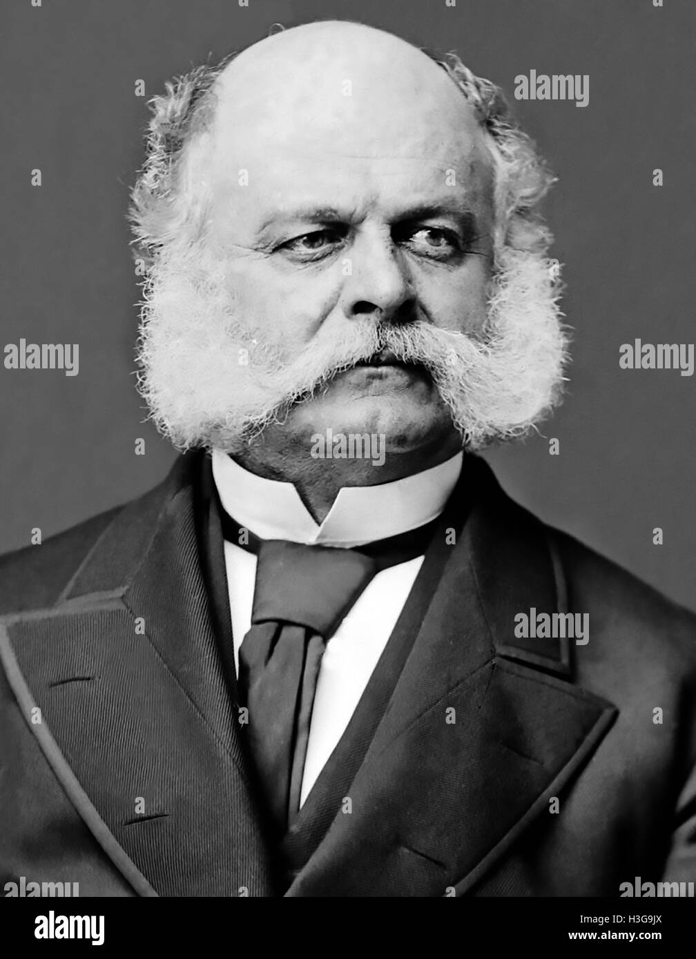 AMBROSE BURNSIDE (1824-1881) American soldier and politician about 1880 ...