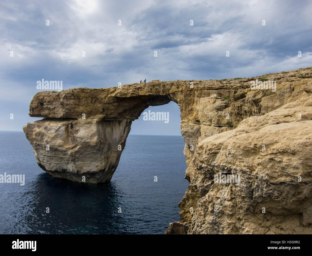 View to the famous Azure Window of Gozo Stock Photo - Alamy