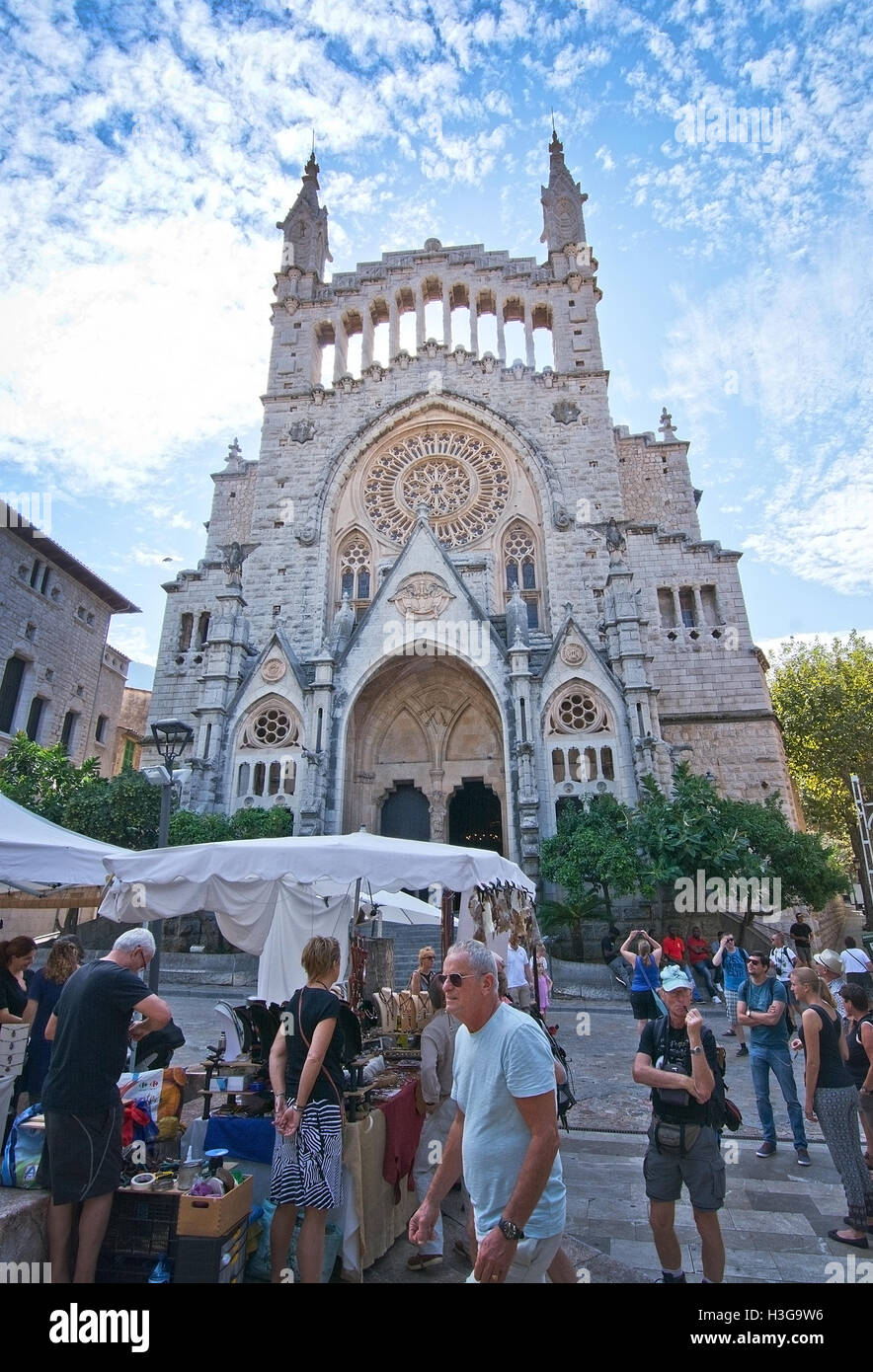 St bartholomew church soller hi-res stock photography and images - Alamy
