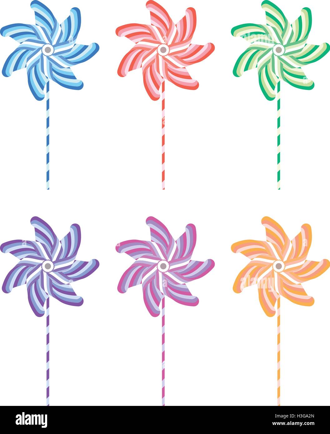 Purple and white pinwheel Stock Vector Images - Alamy