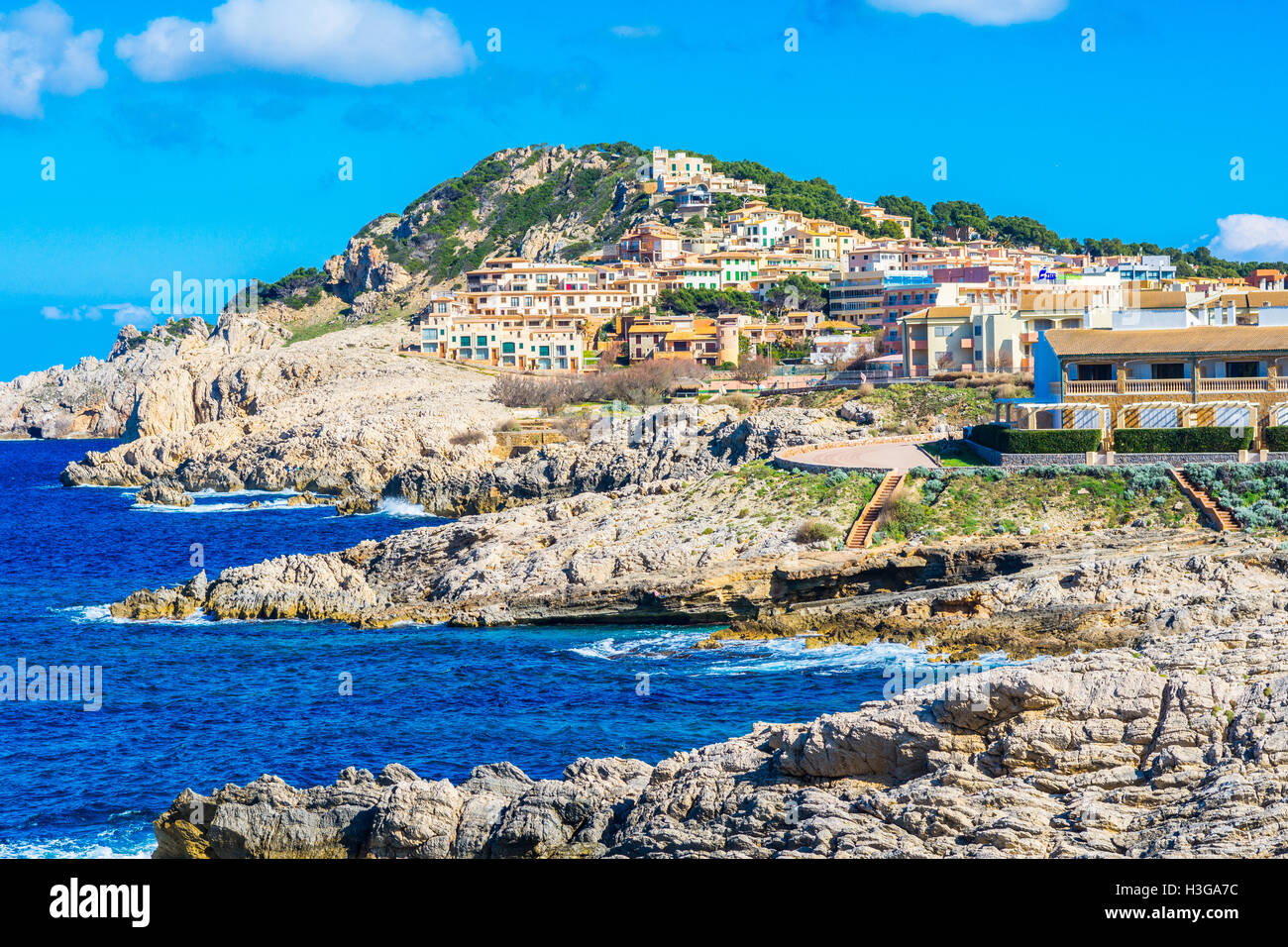 View of Cala Rajada, Majorca Stock Photo - Alamy