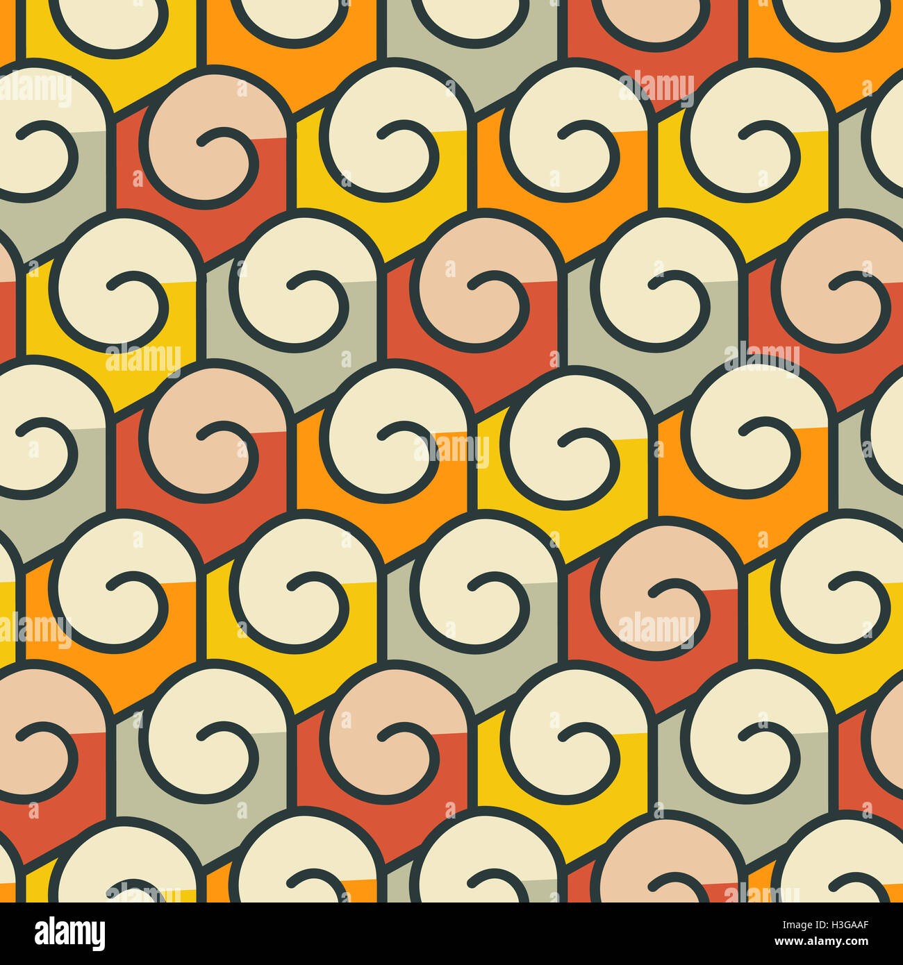 Geometric abstract seamless pattern. Linear motif background. Colorful ...