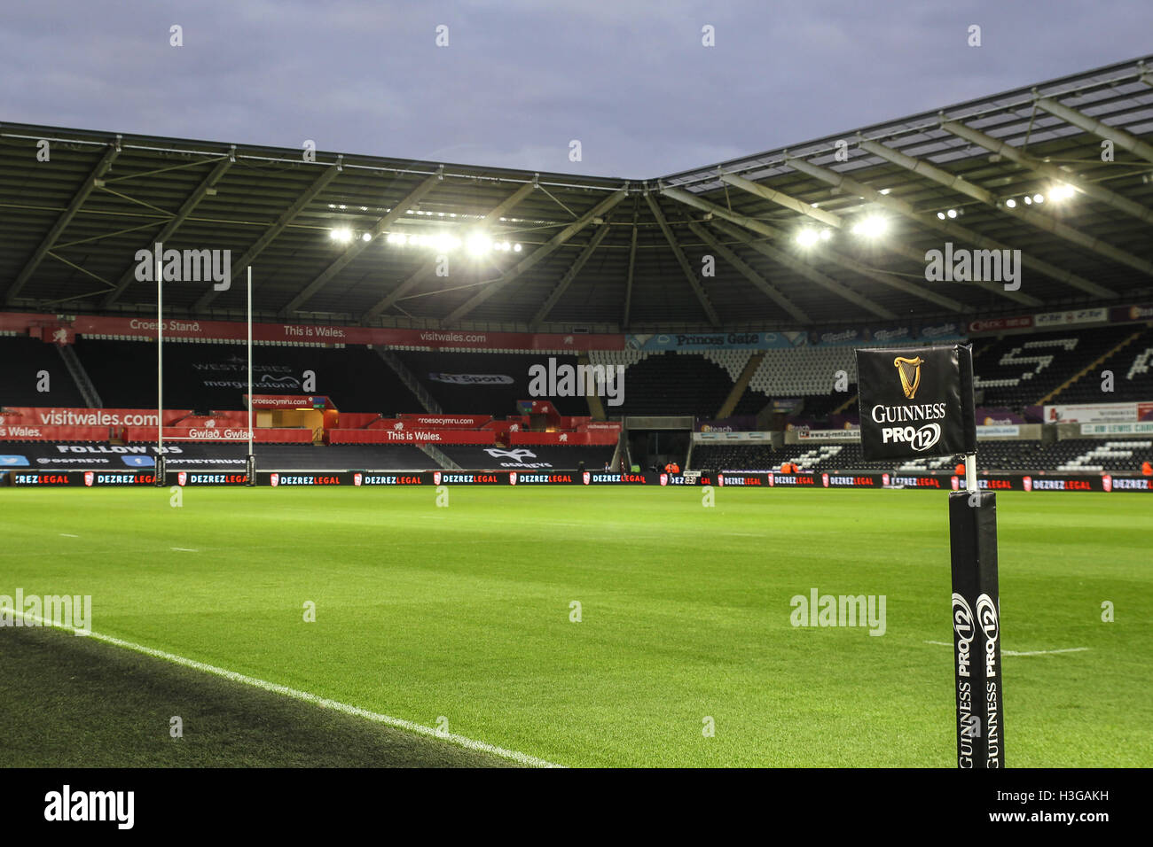 Liberty stadium swansea general view hi-res stock photography and ...