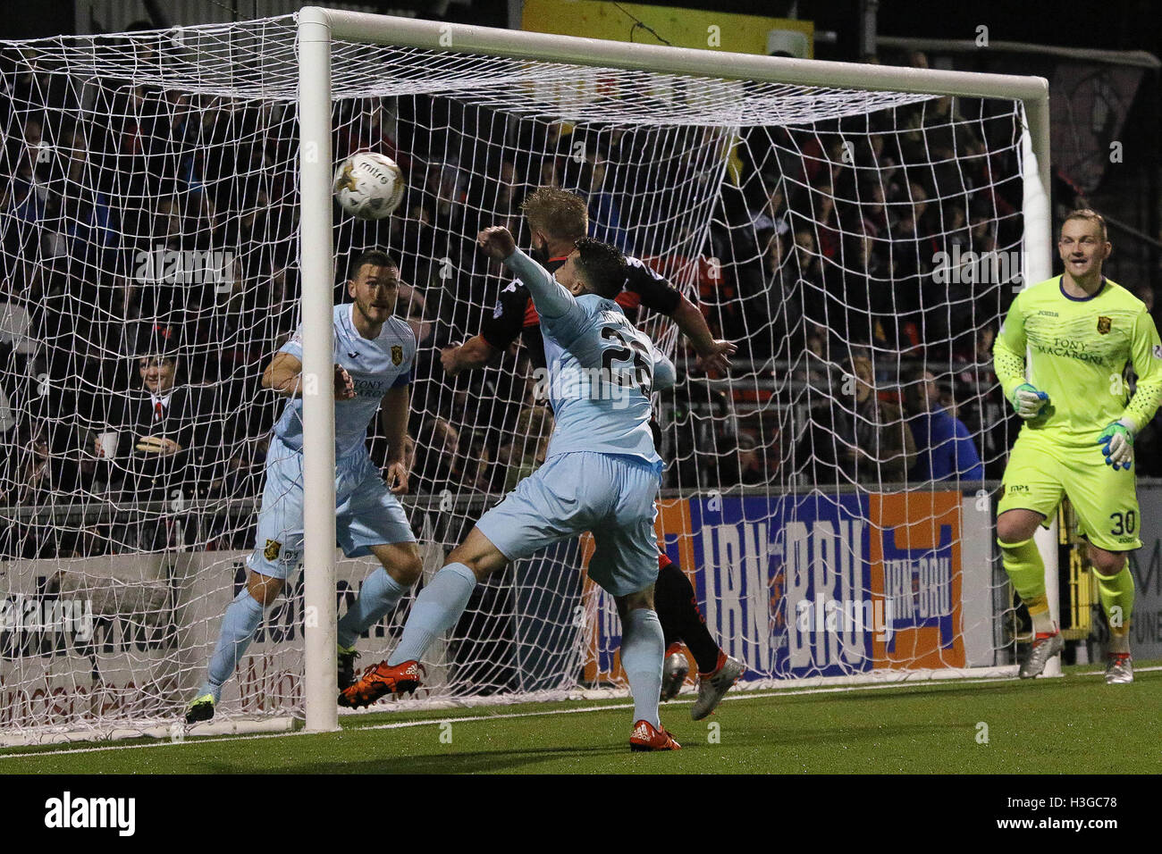 Seaview, Belfast, UK. 01 Oct 2016 - IRN BRU Cup (4th Round), Crusaders ...