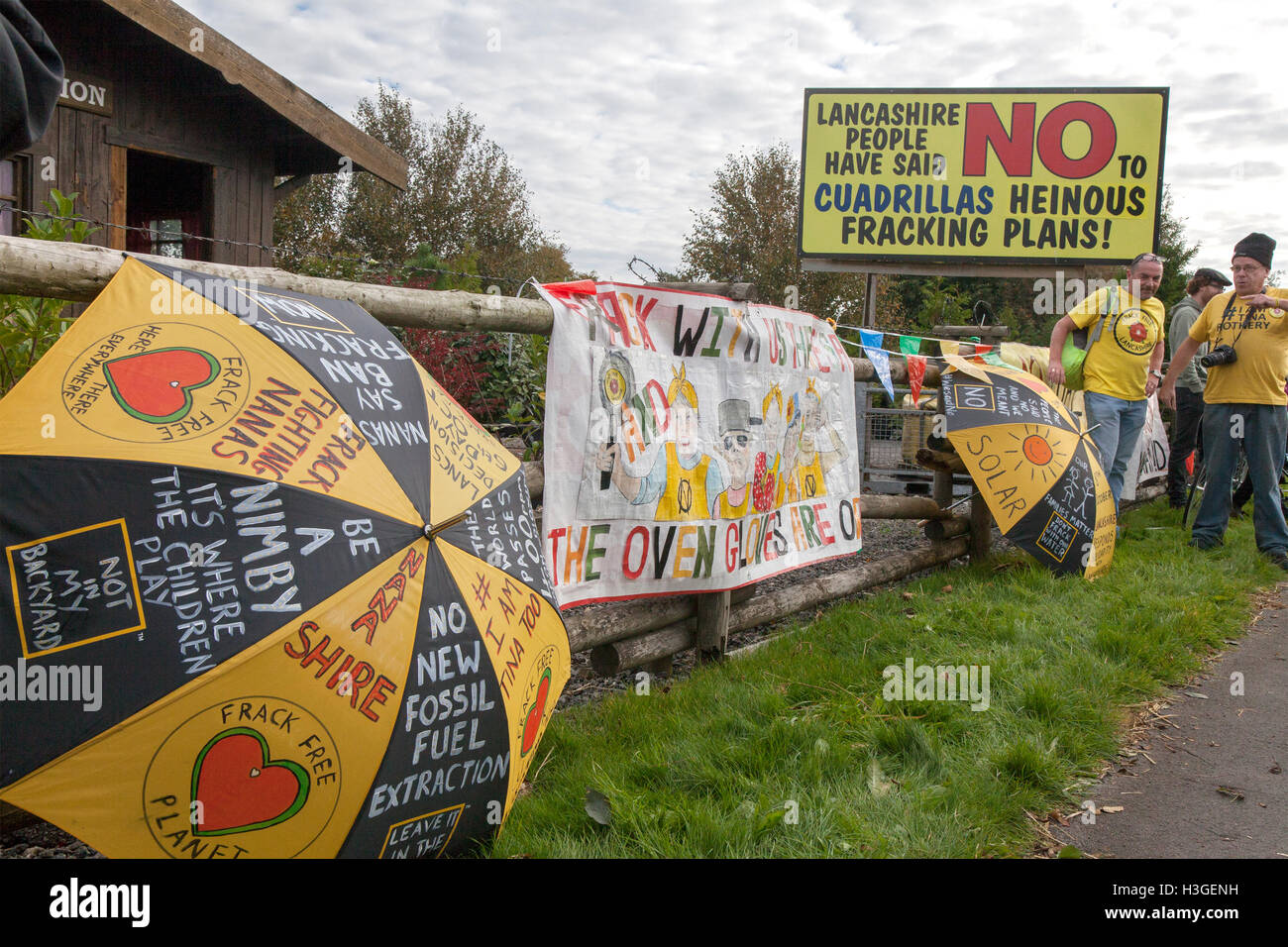 a cuadrilla plumpton frack off anti protest shale gas extraction ...