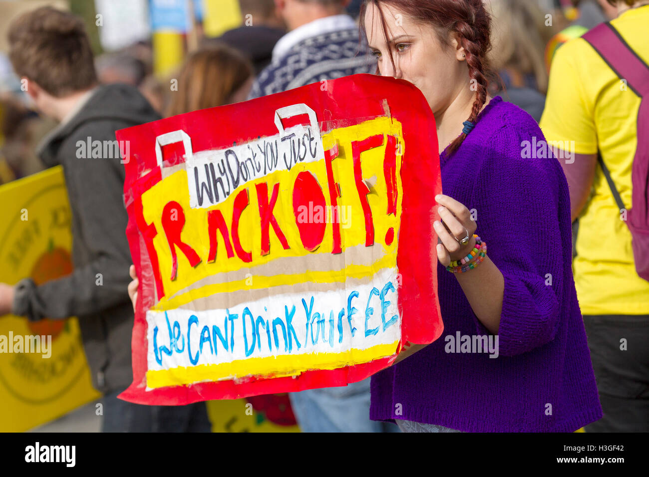 a cuadrilla plumpton frack off anti protest shale gas extraction ...
