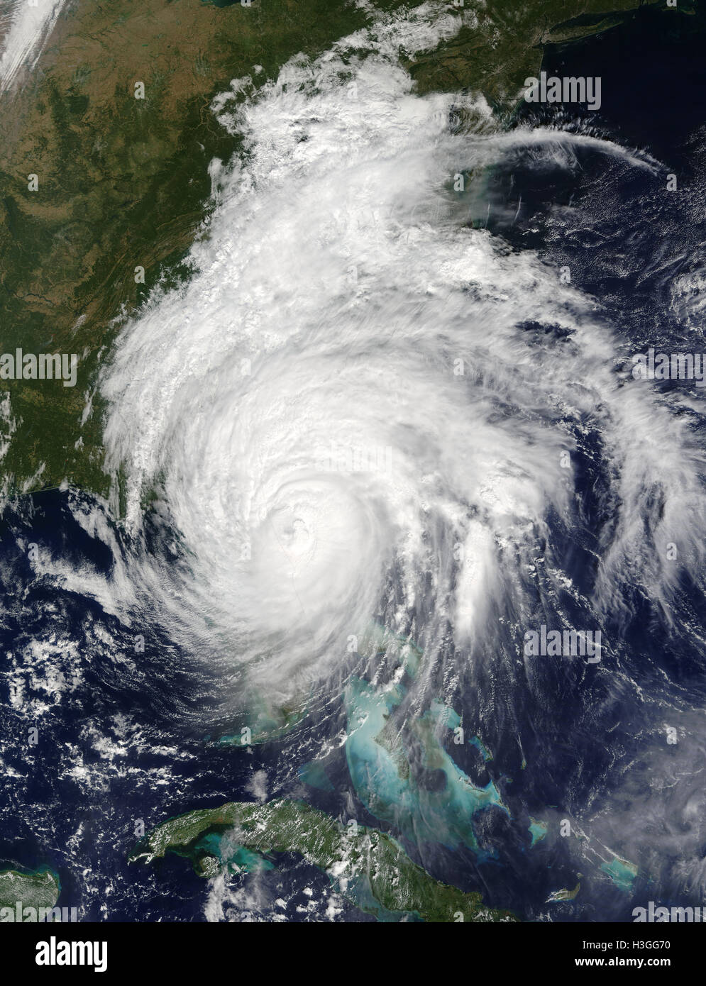 Hurricane matthew satellite image hi-res stock photography and images ...