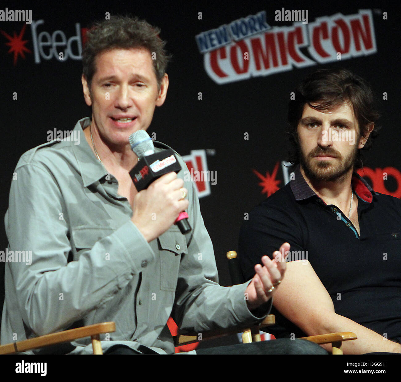 NEW YORK, NY-October 07:Paul Anderson, Eoin Macken at ComicCon 2016 ...