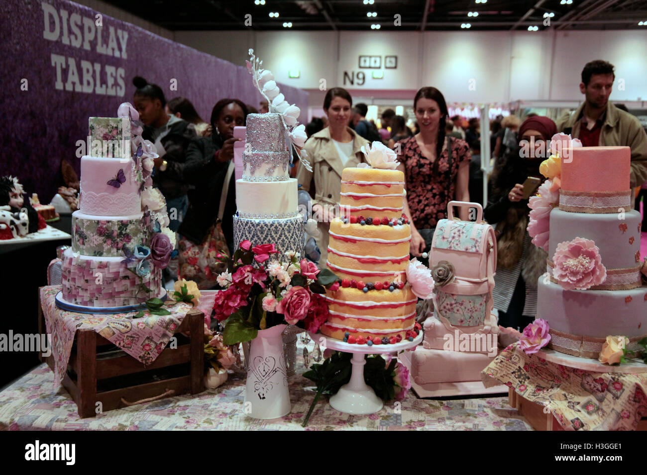 London, UK. 08th Oct, 2016. Thousands of bake enthusiasts come to visit ...