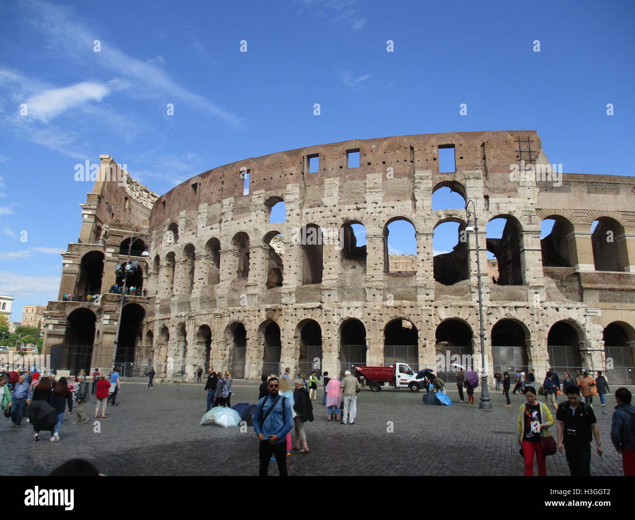 Exterior view of the Colosseum in Rome, Italy, 06 October 2016. The ...