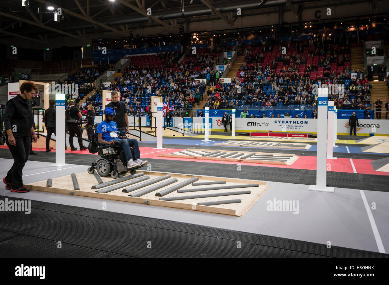 Kloten, Switzerland. 8th Oct, 2016. an athlete in the wheelchair ...