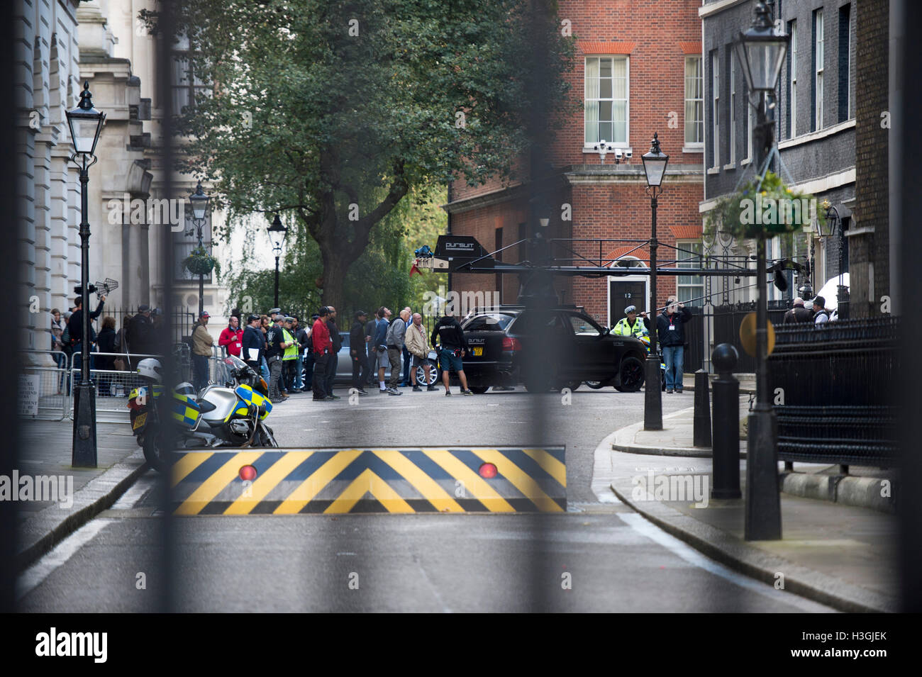 London, UK. 8th October, 2016. Filming of the new Transformers film in ...
