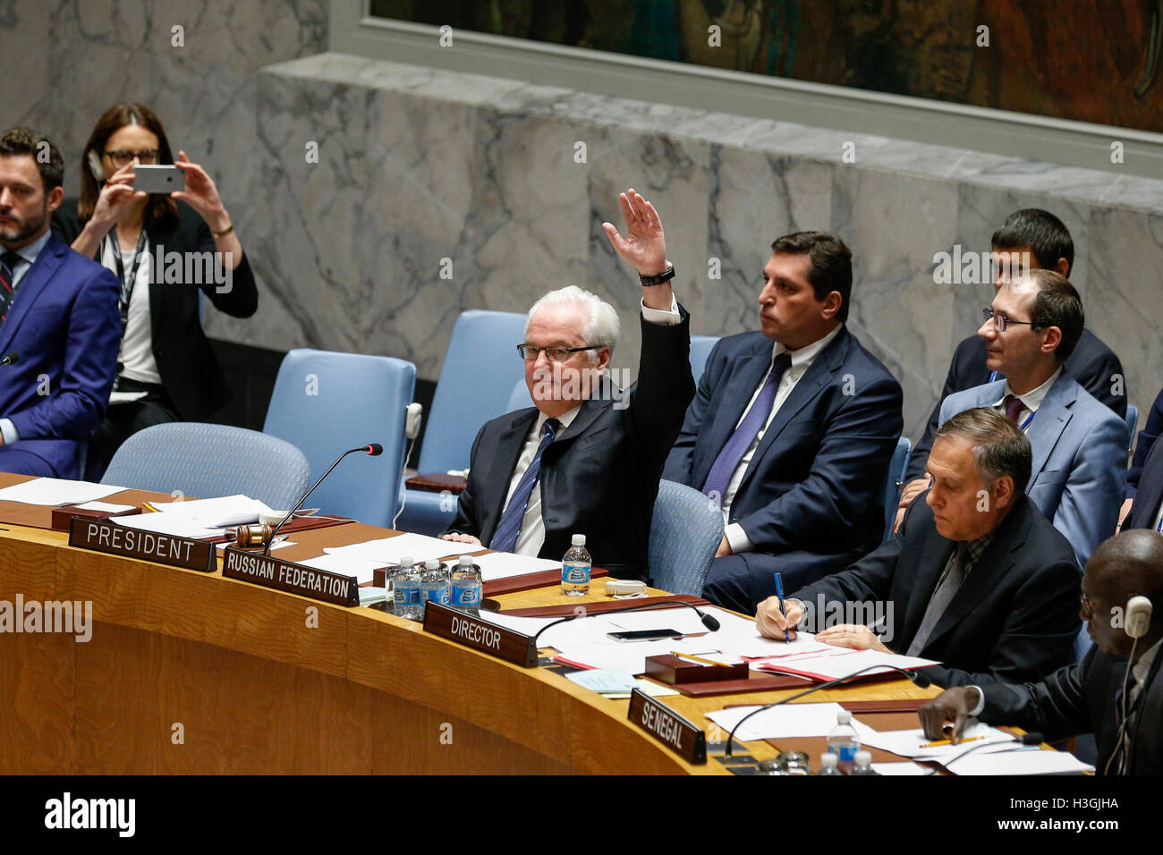 Permanent representative france united nations hi-res stock photography ...