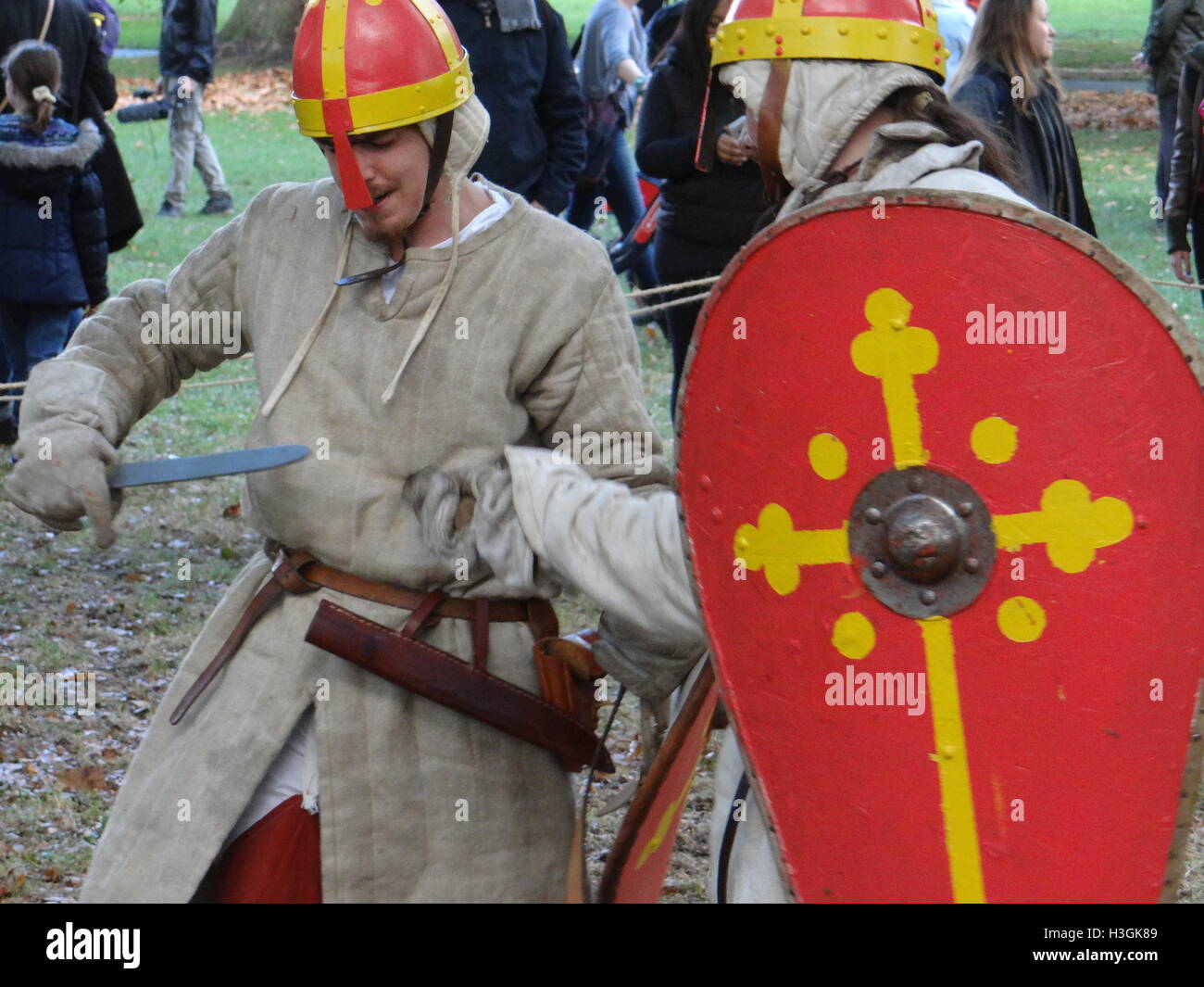 London, UK. 8th October, 2016. The Battle of Hastings celebrates its ...