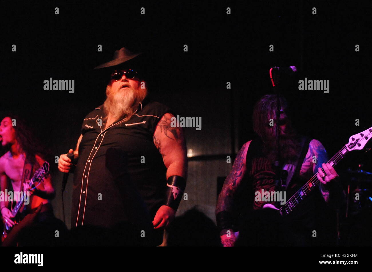 USA. 8th October, 2016. Texas band “Texas Hippie Coalition” or “THC ...