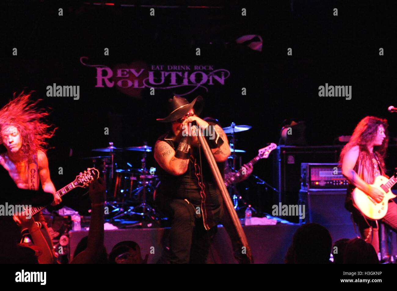 USA. 8th October, 2016. Texas band “Texas Hippie Coalition” or “THC ...