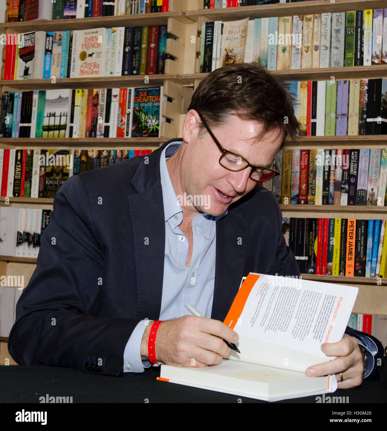 Gloucestershire, UK. 8th October, 2016. Nick Clegg, former leader of ...