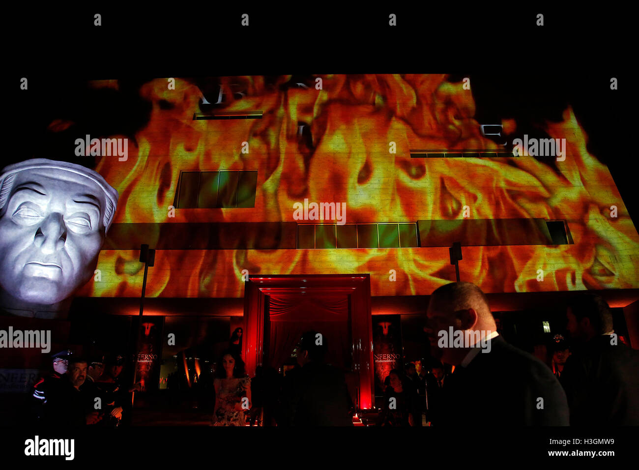 Florence, Italy. 8th October, 2016. The scenography Florence 8th ...