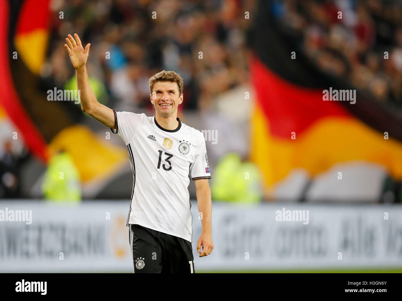Thomas MUELLER, DFB 13 celebrates World Cup Qualification Germany ...