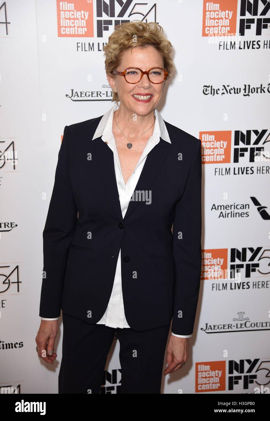 New York, NY, USA. 8th Oct, 2016. Annette Bening at arrivals for 20TH ...