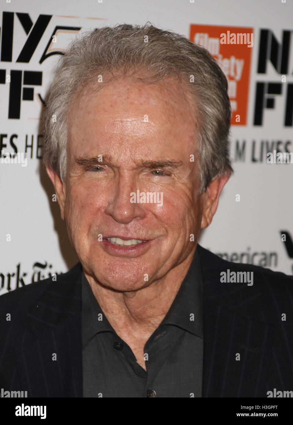 New York, New York, USA. 8th Oct, 2016. Actor WARREN BEATTY attends the ...