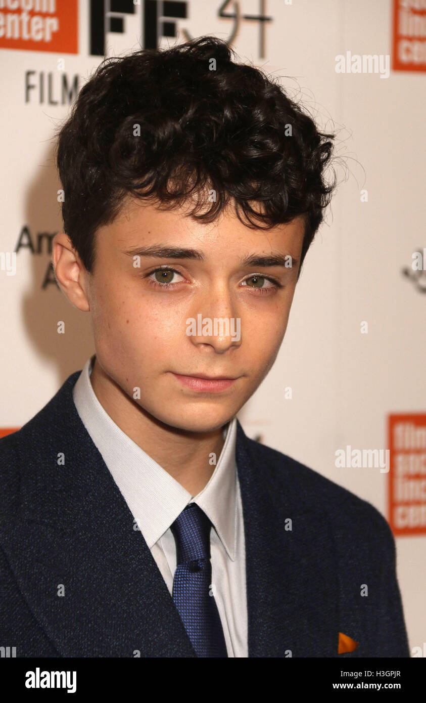 New York, New York, USA. 8th Oct, 2016. Actor LUCAS JADE ZUMANN attends ...