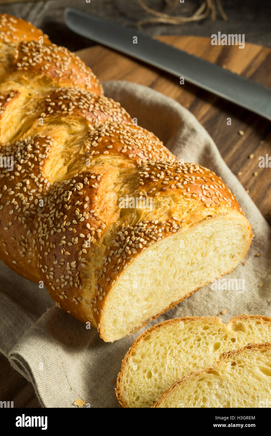Homemade sweet golden challah hi-res stock photography and images - Alamy