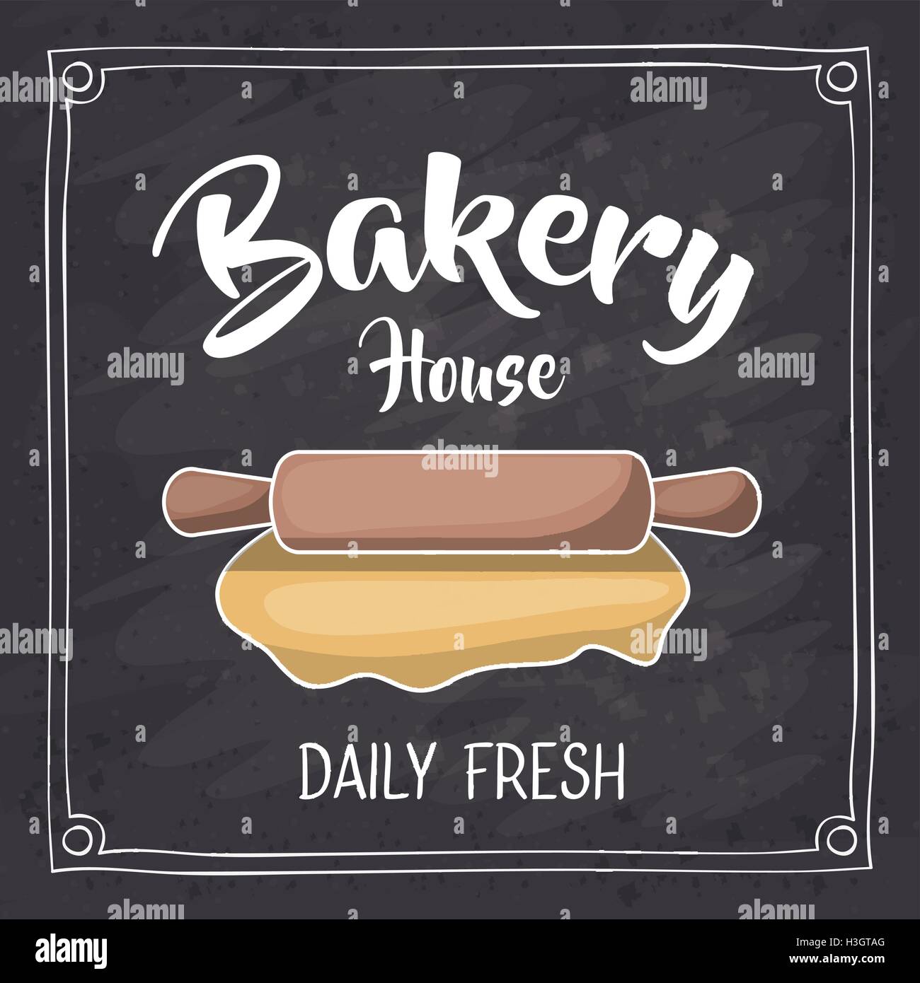 Rolling pin of bakery instrument design Stock Vector Image & Art - Alamy